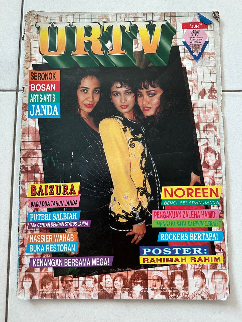 Majalah Lama URTV (Jun 1990), Hobbies & Toys, Books & Magazines ...