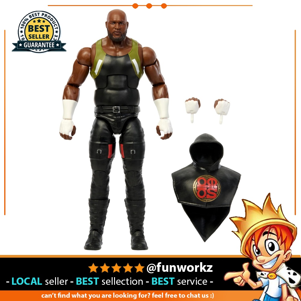 Mattel WWE Elite Action Figure & Accessories, 6-inch Collectible Omos ...