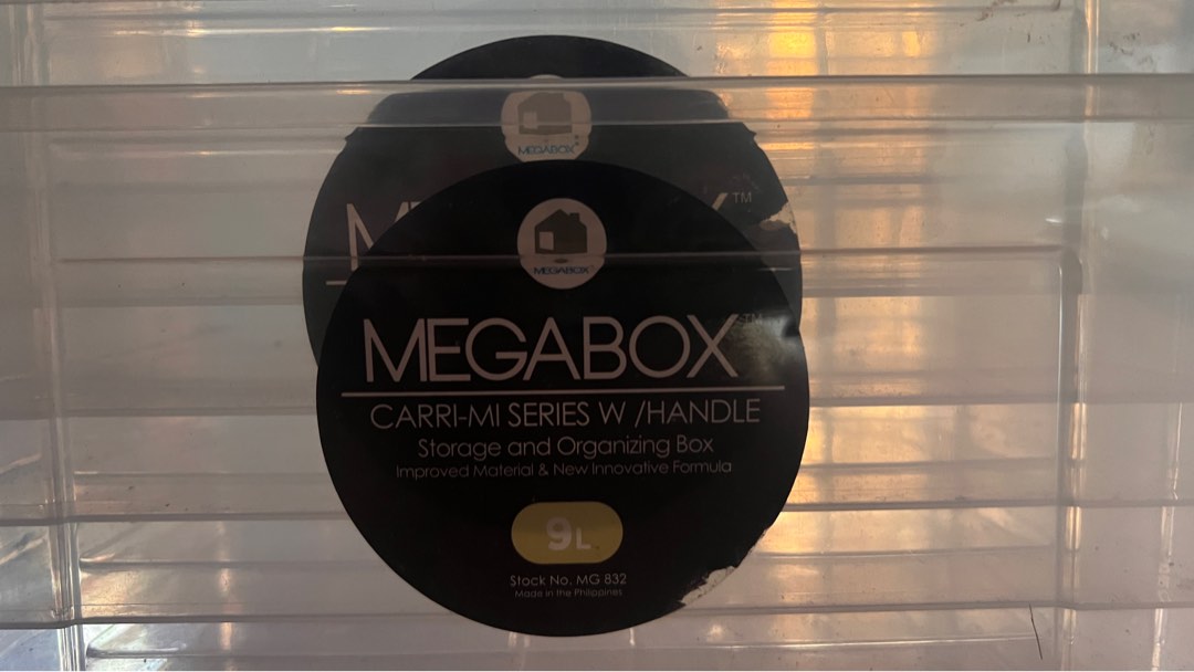 Megabox Plastic Shoebox, Furniture & Home Living, Home Improvement & Organization, Storage Boxes ...