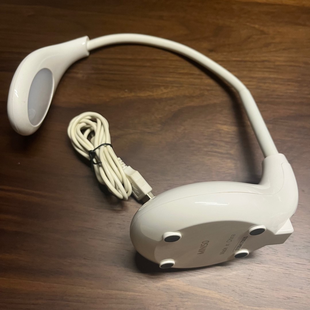 Miniso Table Lamp 3-colour, Furniture & Home Living, Lighting & Fans ...