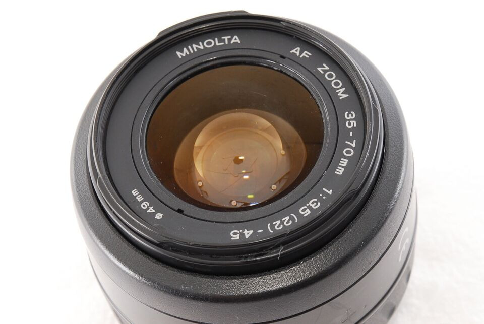 Minolta 35-70mm Focal Camera Lense (ZOOM) w/Cap and Manual, Photography ...