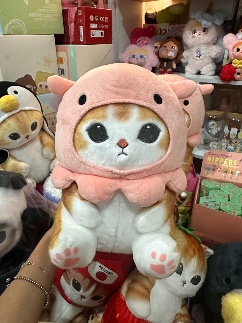 Mofusand Octopus Pink Plush, Hobbies & Toys, Collectibles & Memorabilia ...