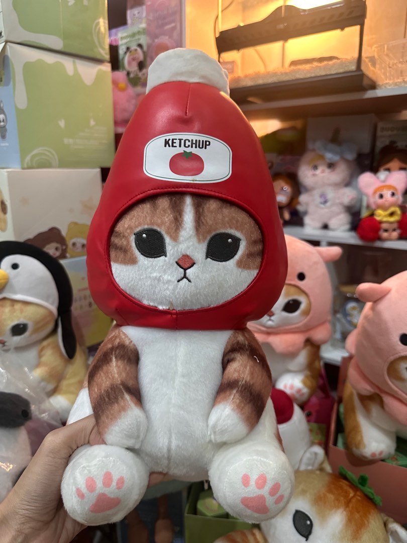 Mofusand Ketchup Sauce Plush, Hobbies & Toys, Collectibles & Memorabilia, Fan Merchandise on ...
