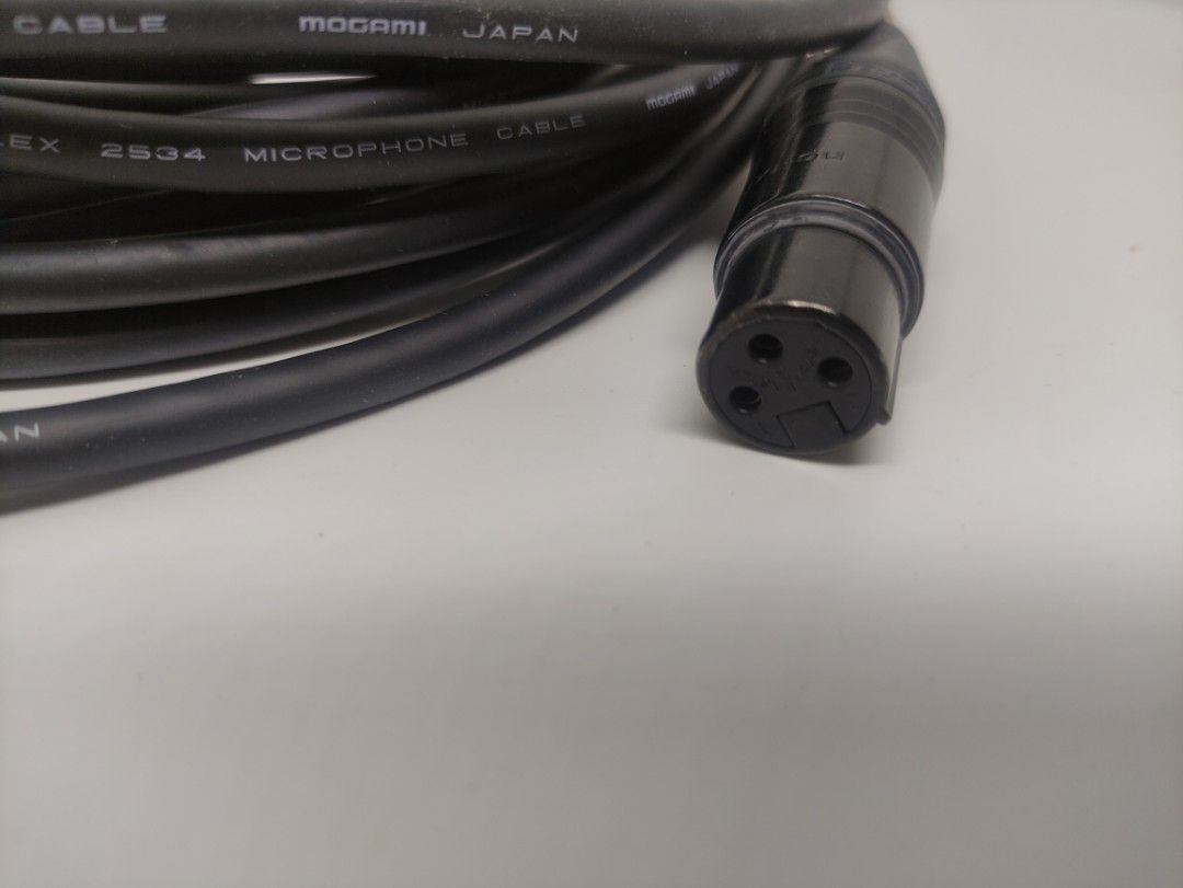 Mogami Gold Studio Microphone Cable with XLR connectors, Audio, Other ...