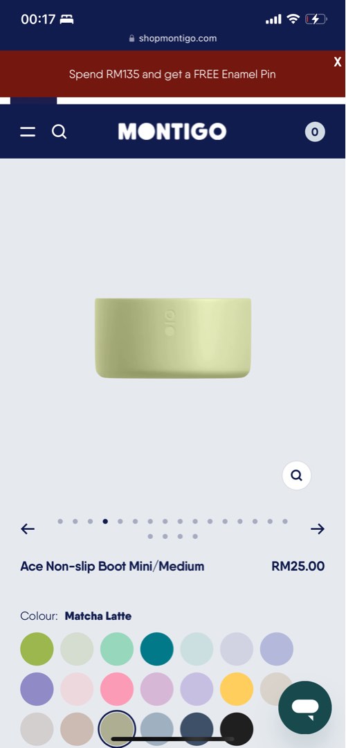 Montigo boot mini/medium matcha latte, Everything Else, Others on Carousell