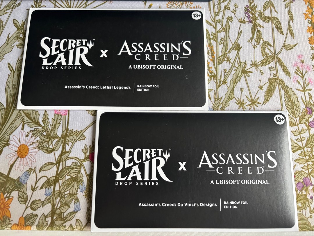 MTG Secret Lair x Assassin's Creed: Lethal Legends & Da Vinci’s Designs ...