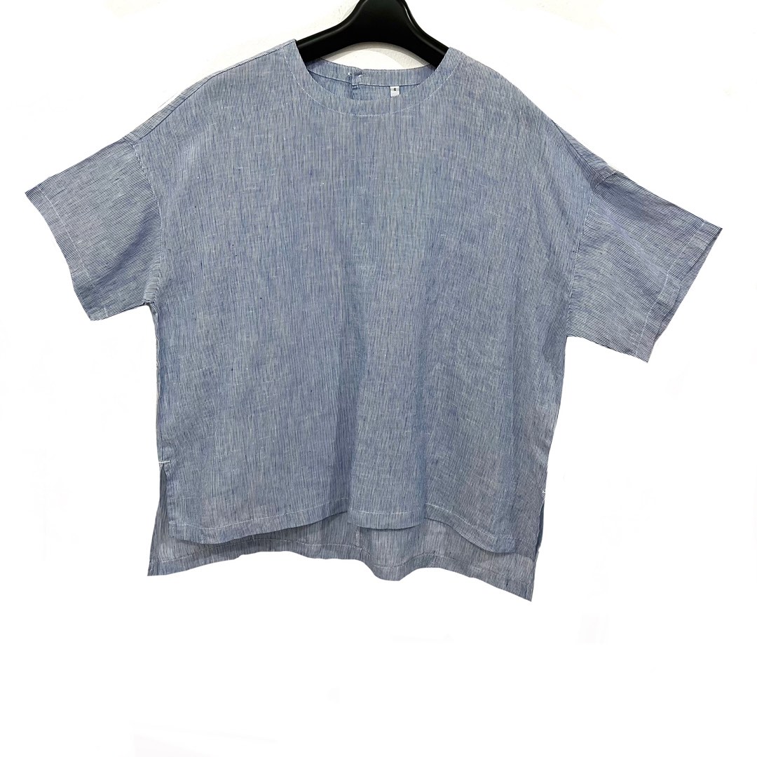 Muji 100% Linen Artisans Minimalist Widefit Tops, Women's Fashion, Tops, Shirts on Carousell