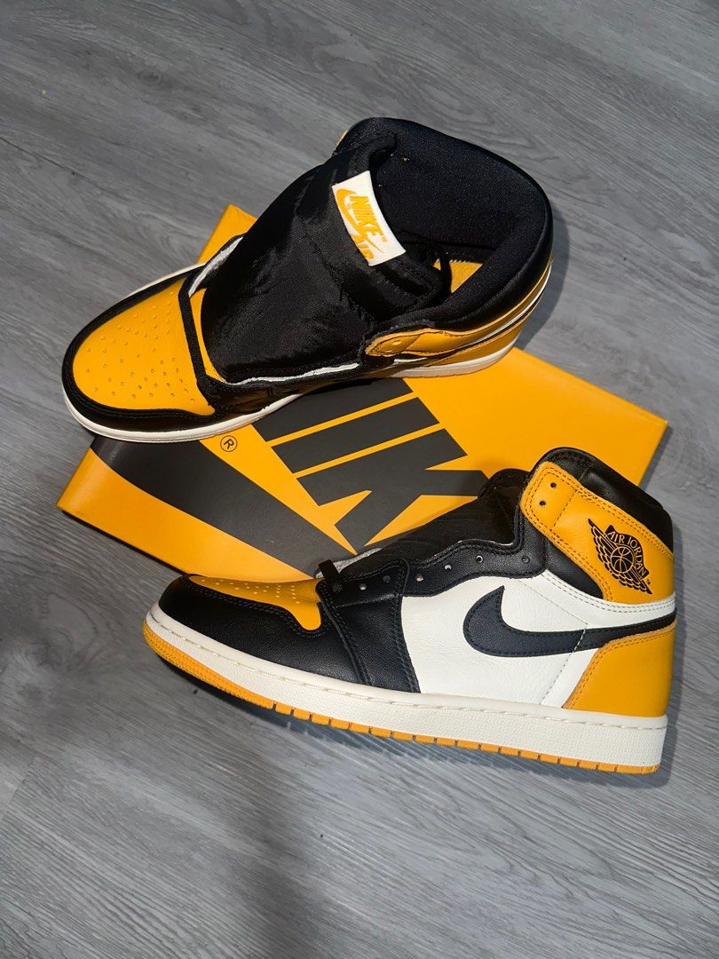 [Multiple Sizes] Nike Air Jordan 1 Retro High OG ‘Taxi’, Men's Fashion ...