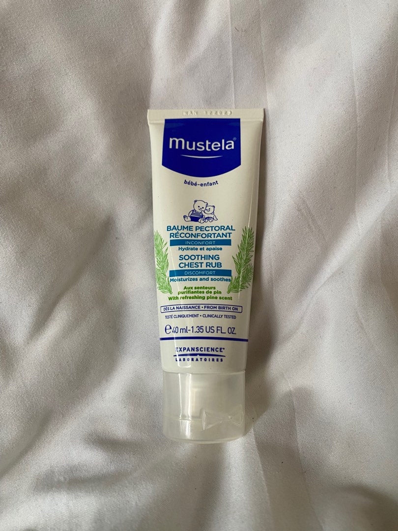 Mustela soothing Chest Rub, Babies & Kids, Bathing & Changing, Other ...