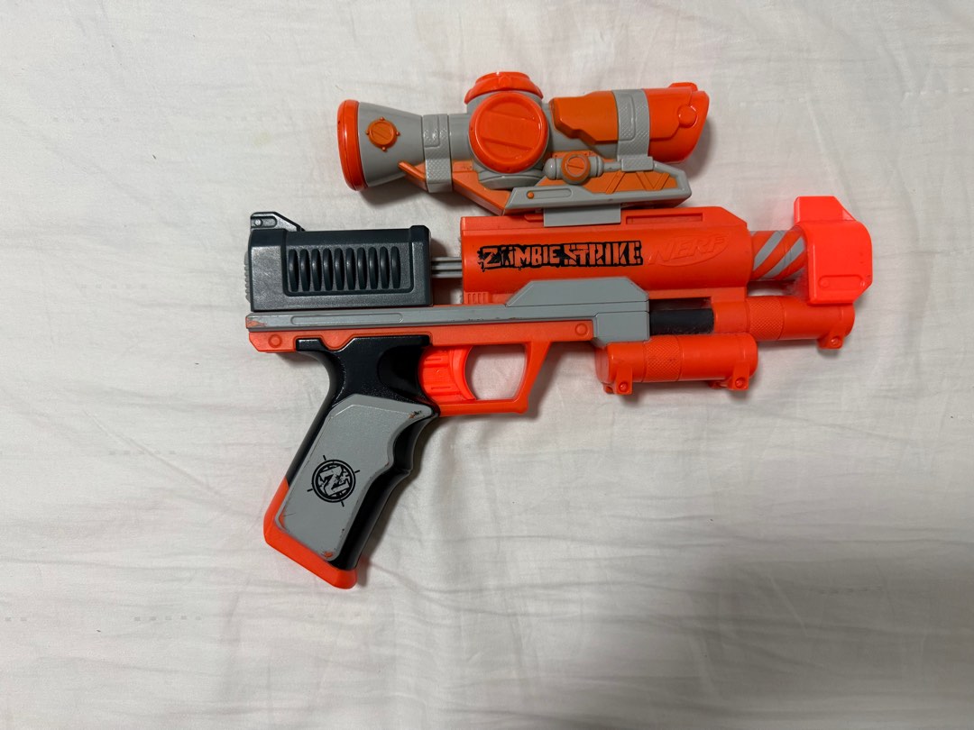 Nerf Zombie Strike Sledgefire Pistol, Hobbies & Toys, Toys & Games on ...