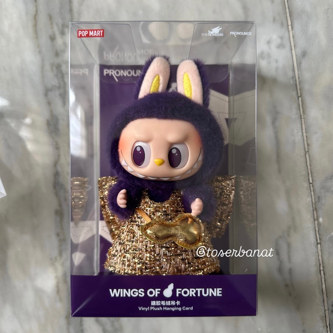 NEW Popmart 100% Original indonesia labubu wings of fortune pronounce ...