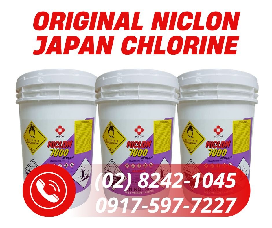 Niclon Chlorine Made in Japan for Swimming Pools (1 drum), Commercial ...