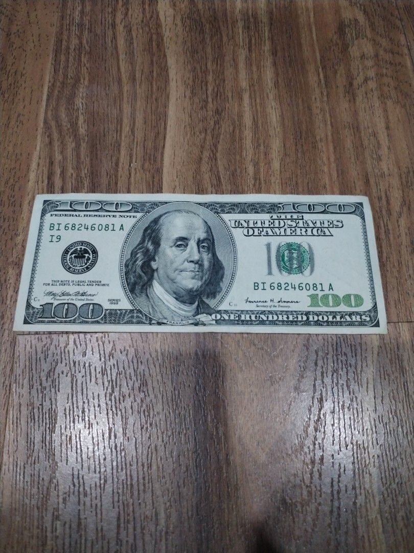 Old 100 usd dollar bill meet up in Malaysia labuan, Hobbies & Toys ...