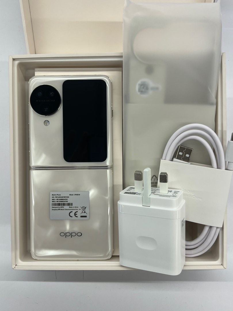 Oppo Find N3 Flip Cream Gold 256GB, Mobile Phones & Gadgets, Mobile ...