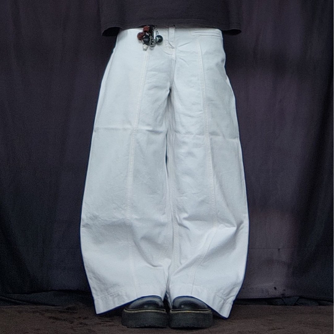 Ouna Rare Massive White Baggy Jeans, Men's Fashion, Bottoms, Jeans on ...