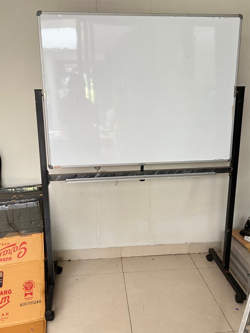 Papan Tulis Beroda, 2 Meter, White Board, Meeting Board, Desain ...