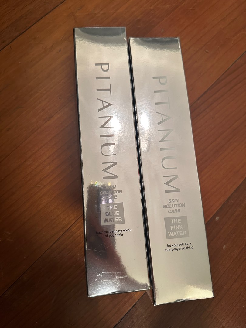 Pitanium pink water / blue water 海綿細胞水/ 幼稚細胞水, 美容＆個人護理, 健康及美容 - 皮膚護理, 面部 - 面部護理 - Carousell