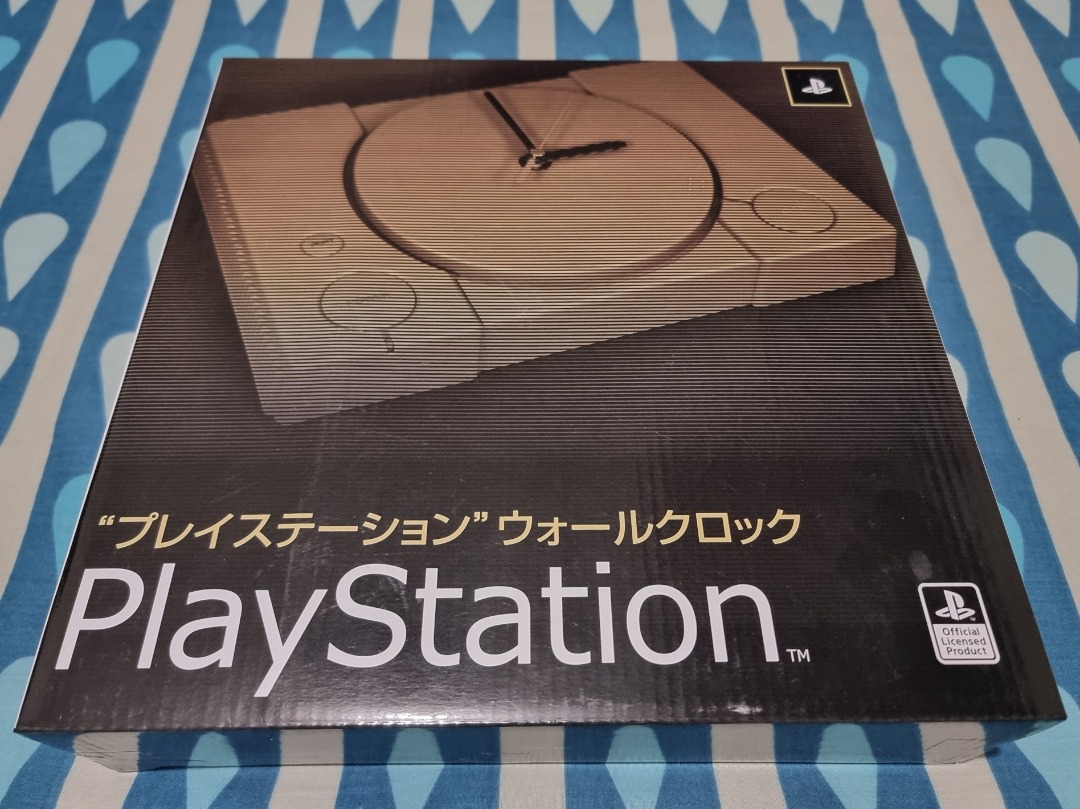 PlayStation 1 Wall Clock (Sony Official Licensed Product), Furniture ...