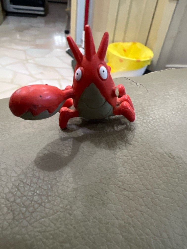 Pokemon figurine 1 claw corphish, Hobbies & Toys, Toys & Games on Carousell