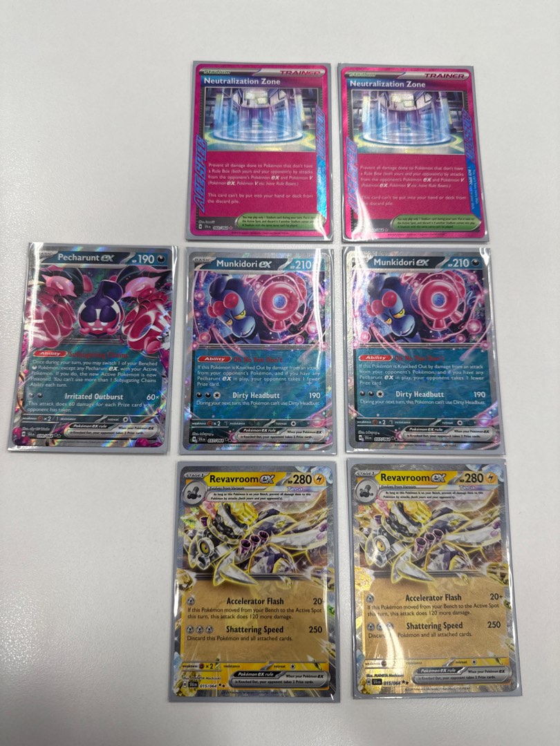 Pokemon Shrouded Fable - Neutralization Zone / Pecharunt EX, Hobbies ...