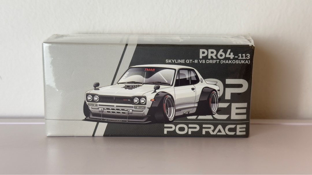 Pop Race Nissan Skyline GT-R V8 Hakosuka (Hako) White, Hobbies & Toys ...