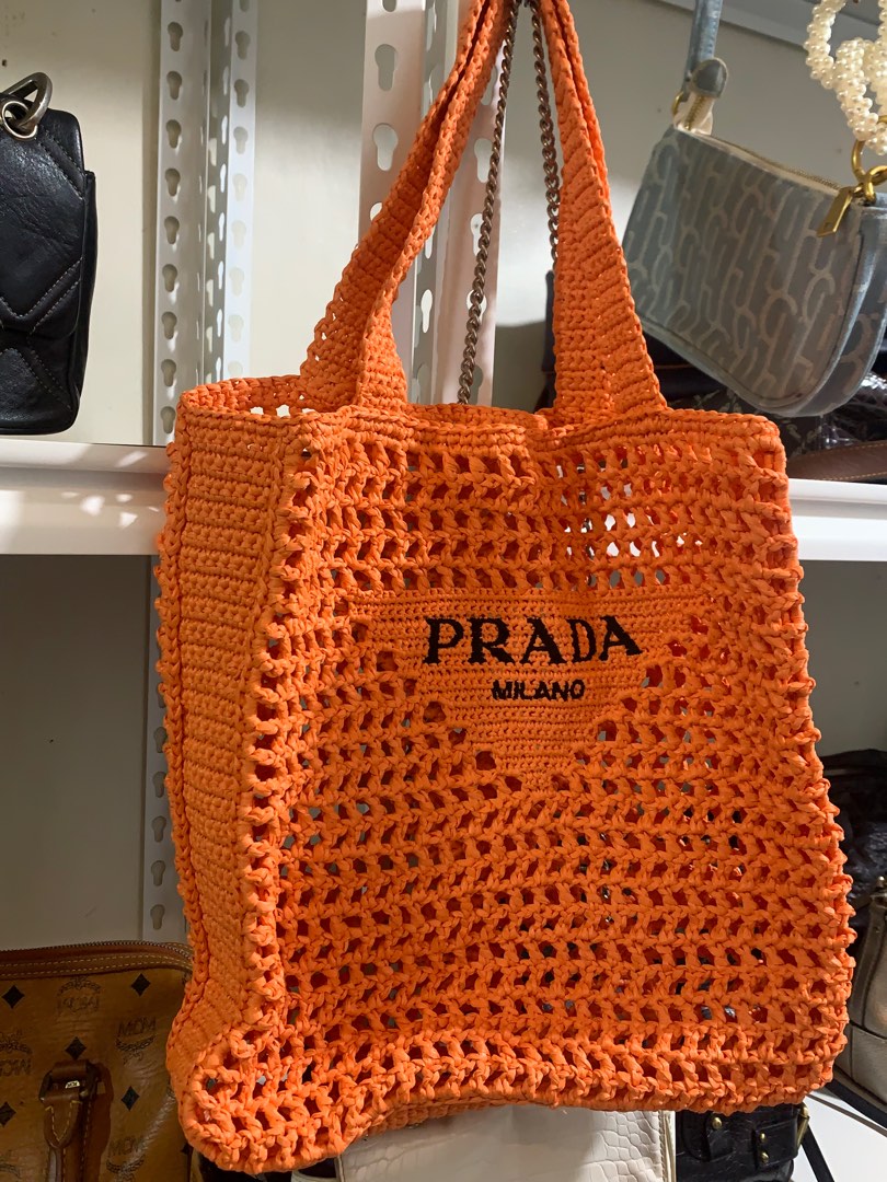 Prada beach/summer bag, Women's Fashion, Bags & Wallets, Beach Bags on ...