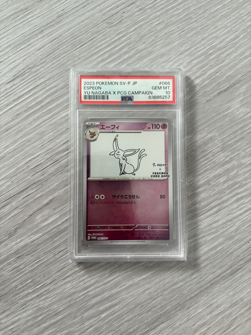 PSA 10 Pokemon 2023 Espeon Yu Nagaba 066, Hobbies & Toys, Memorabilia & Collectibles, Fan ...