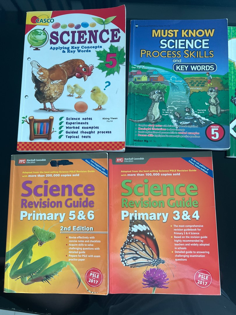 PSLE science key concepts & key words PSLE science revision guide 3&4 ...