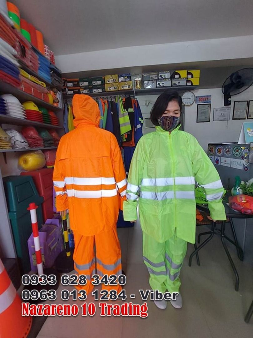 Rain coat Willis with Reflector heavy duty / high Quality, Commercial & Industrial, Industrial ...