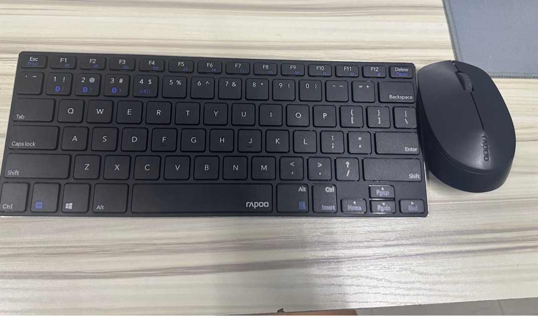 Rapoo Mini Keyboard with Mouse BlueTooth, Computers & Tech, Parts ...