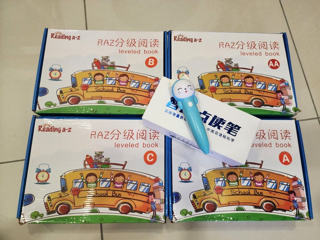 RAZ Reading a-z leveled book AA to C, Hobbies & Toys, Books & Magazines ...