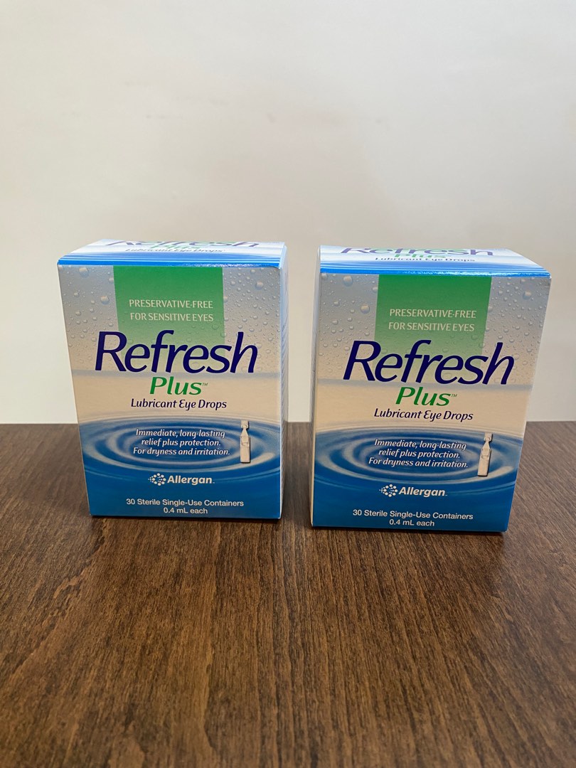Refresh Plus Lubricant Eye Drops, Beauty & Personal Care, Vision Care ...