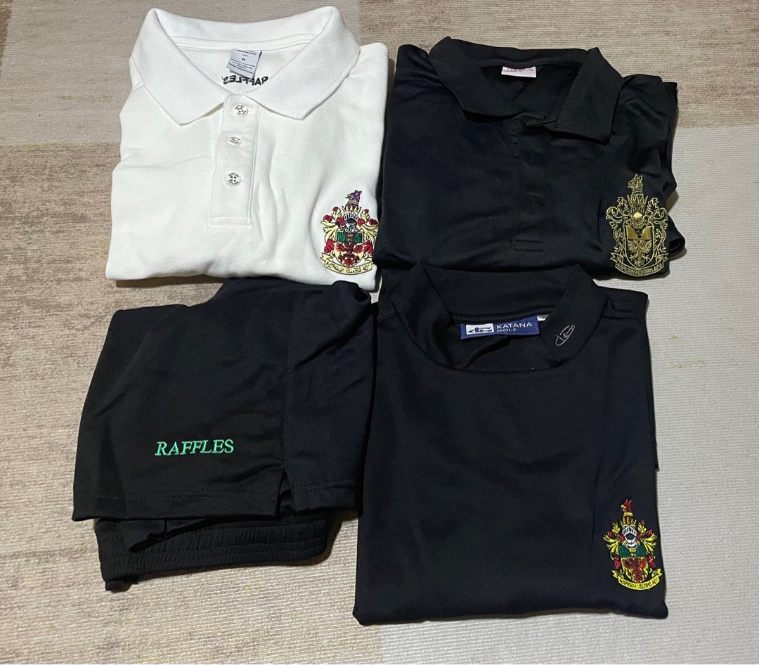 RI Raffles Institution School Polo & Tee PE Uniform, Men's Fashion ...
