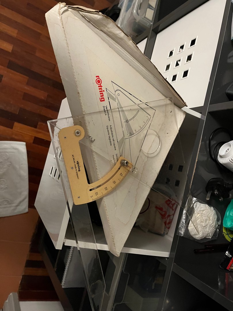 Rotring Adjustable set square, Hobbies & Toys, Stationery & Craft, Art ...