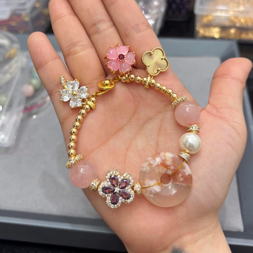 Sakura stone (genuine), Women's Fashion, Jewelry & Organizers ...