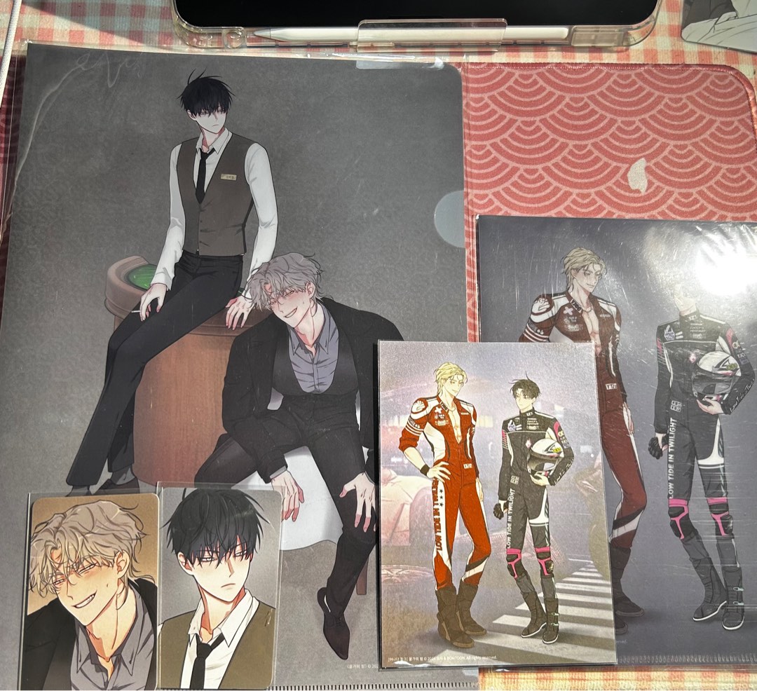 (SELLING AS A SET ONLY!) OFFICIAL korean bl low tide in twilight files ...