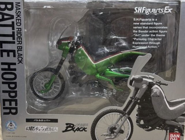 shf figuarts black 電單車 battle hopper 日版, 興趣及遊戲, 玩具 & 遊戲類 - Carousell