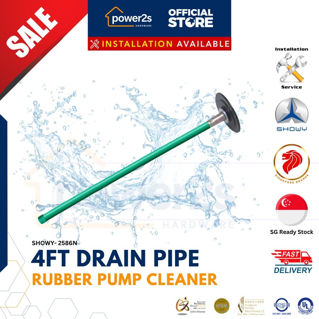 Showy 4ft Drain Pipe Rubber Pump Cleaner / Cleaning Tool / Choke ...