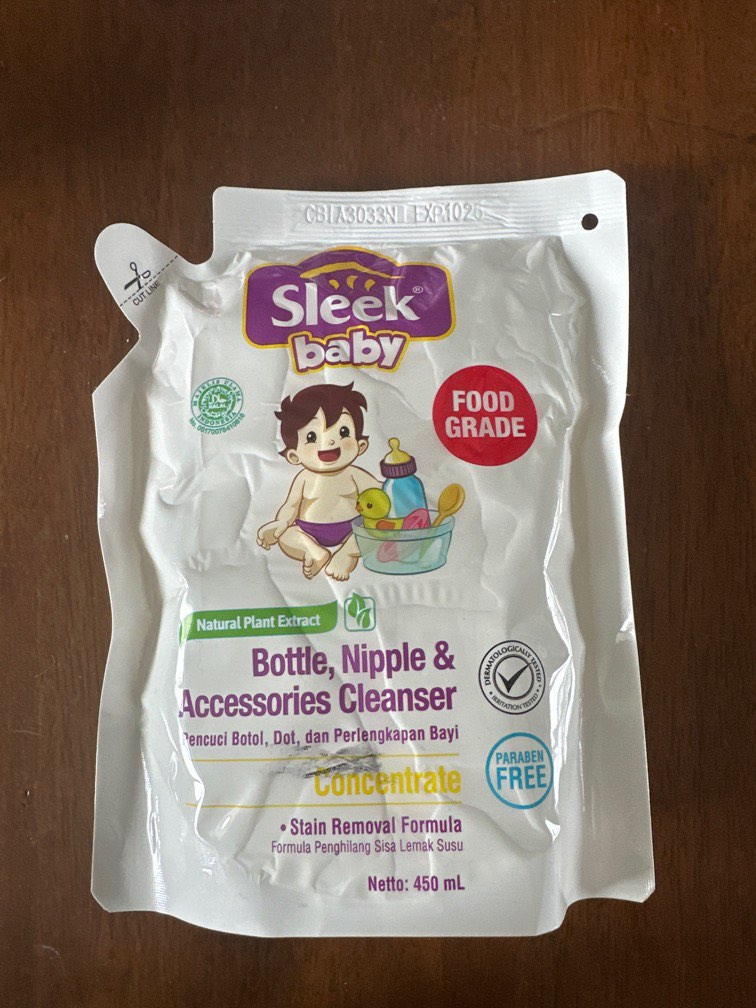 Sleek Baby Bottle Cleanser Pouch 450ml, Babies & Kids, Nursing ...