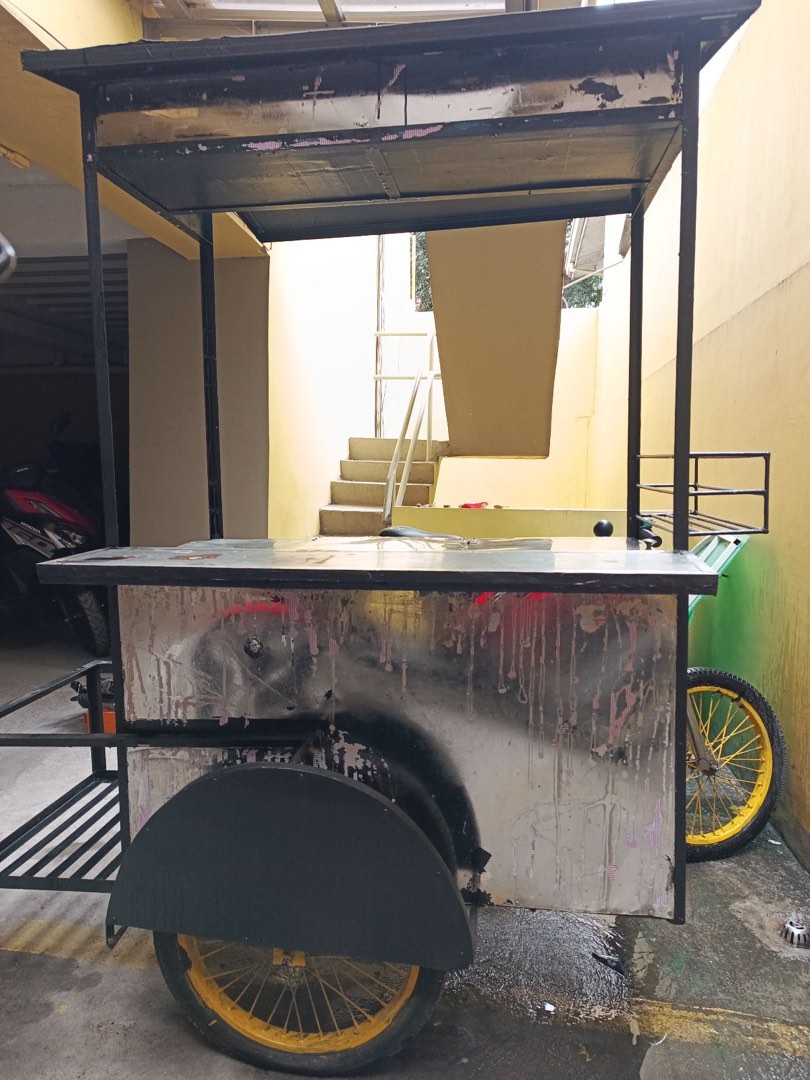 STAINLESS BIKE CART WITH BUILT-IN ICE BOX WITH FREEBIES (PERFECT FOR ...