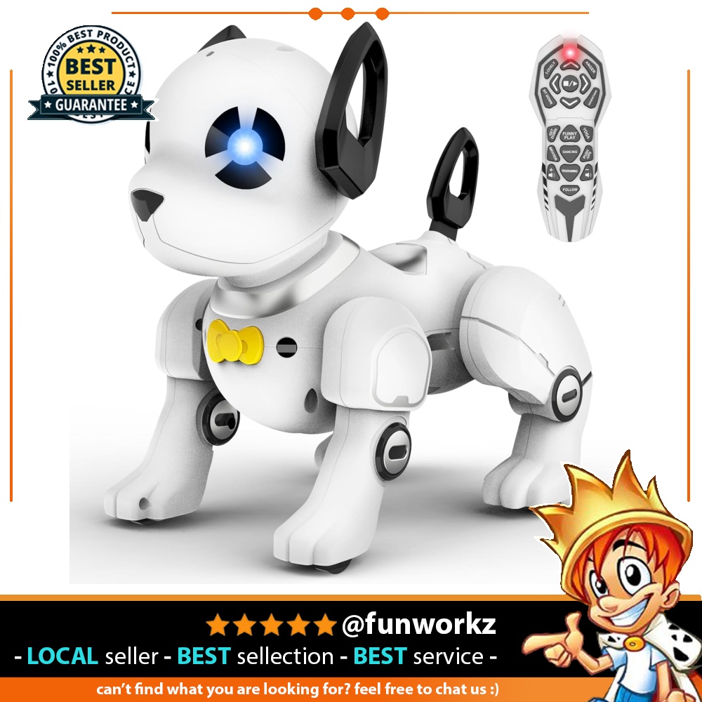 SUPIREO Remote Control Robot Dog Toy, RC Dog Programmable Smart ...