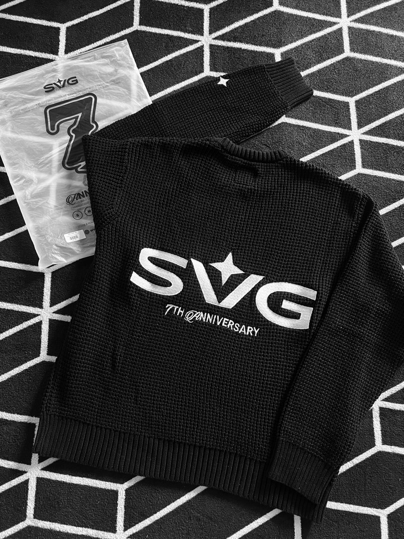 Svg Knitwear in Black, Men's Fashion, Tops & Sets, Tshirts & Polo ...