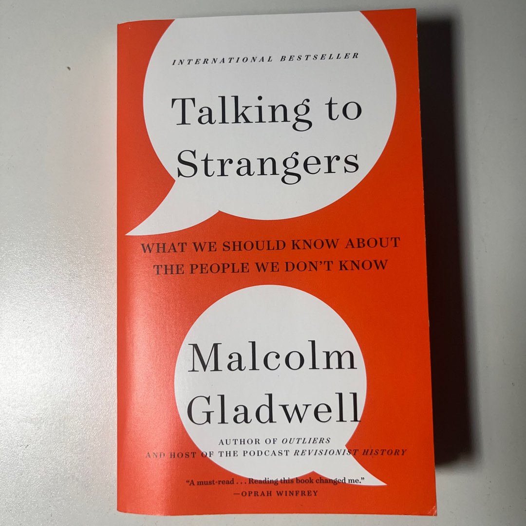 Talking to Strangers by Malcolm Gladwell, Hobbies & Toys, Books ...
