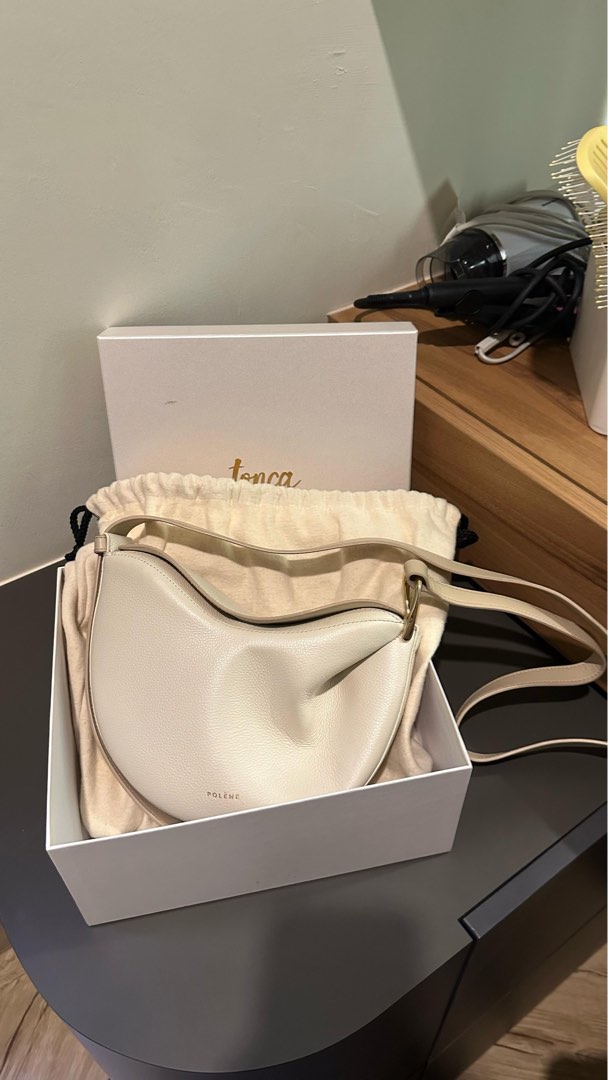 Tas Polene Tonca Bag - Warna Ecru, Barang Mewah, Tas & Dompet di Carousell