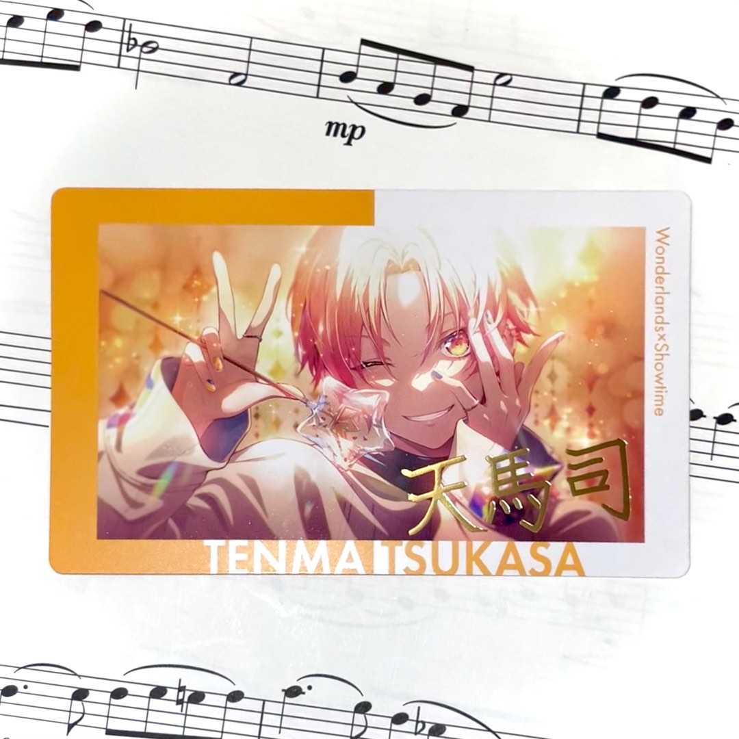 世界計劃天馬司世界计划天马司三周年金簽tenma tsukasa Pjsk prsk project sekai 世界計畫多彩舞台feat初音未來 プロセカ ep小卡 epick 簽名, 興趣 ...