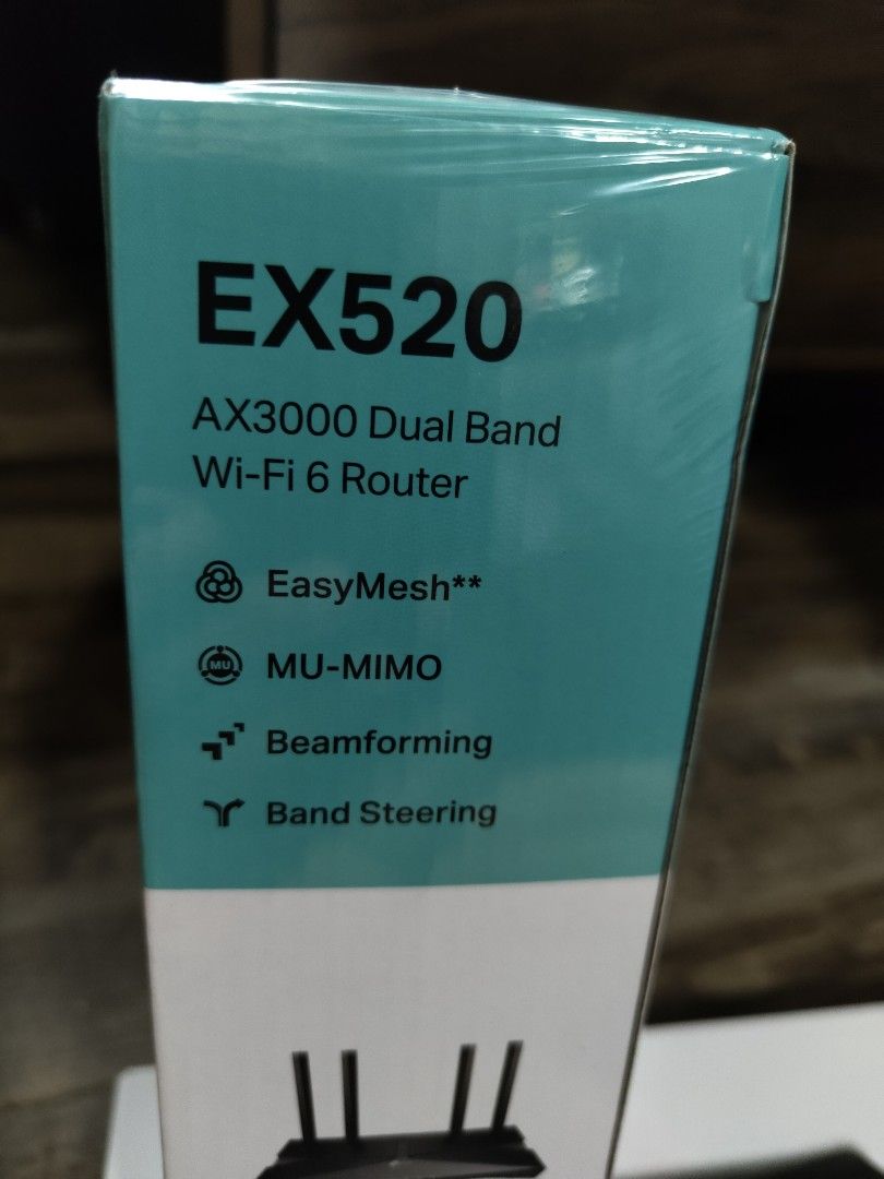 tp-link Aginet Ex520 - AX3000 Dual band wifi 6 router, TV & Home ...