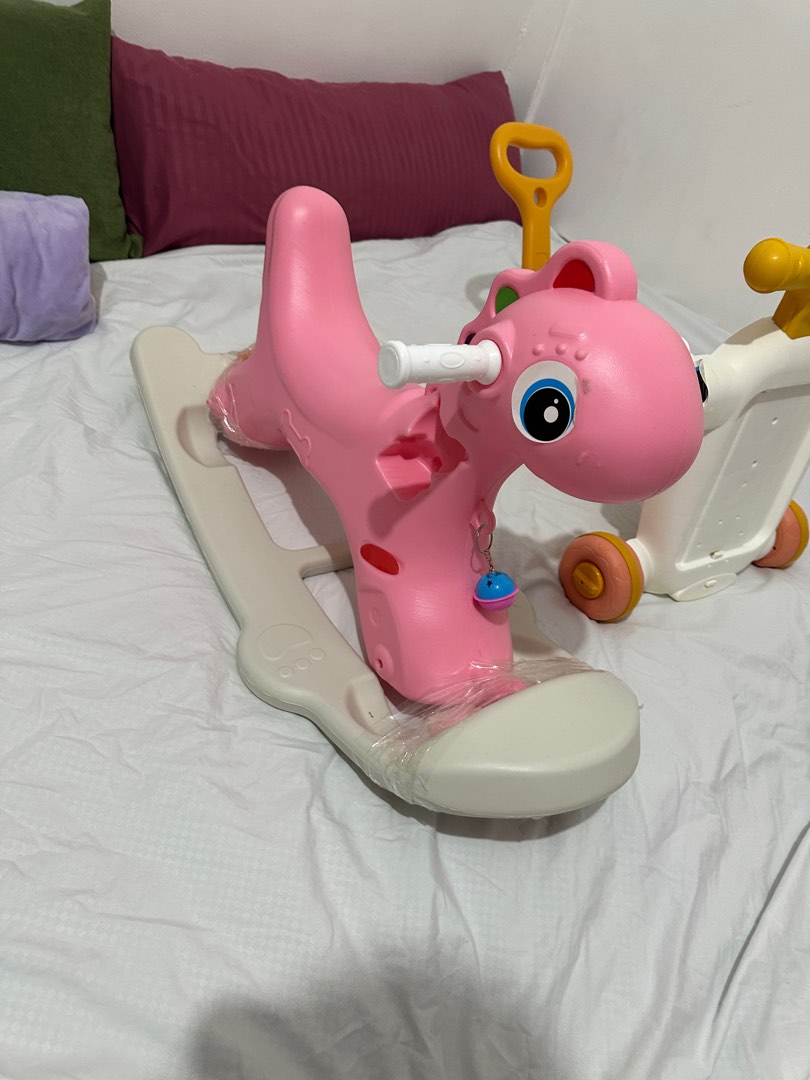 unicorn rocking rock and ride, Hobbies & Toys, Toys & Games on Carousell