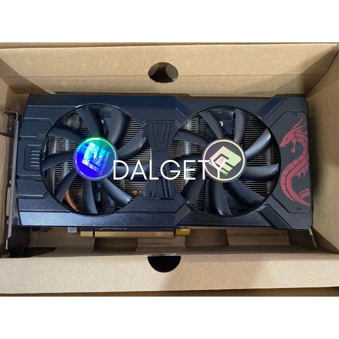 VGA / GPU PowerColor Red Dragon RX 570 4GB, Elektronik, Bagian Komputer ...