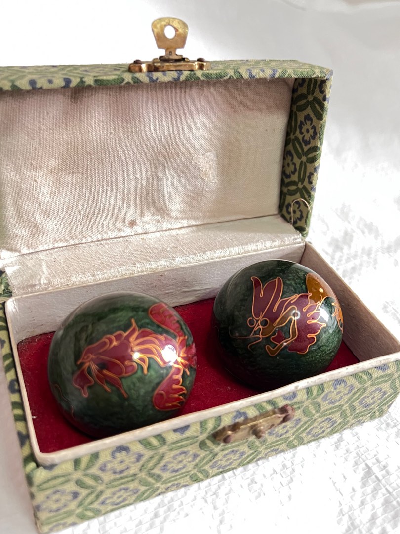 Vintage Bao Ding balls chime dragon phoenix, Hobbies & Toys, Music ...