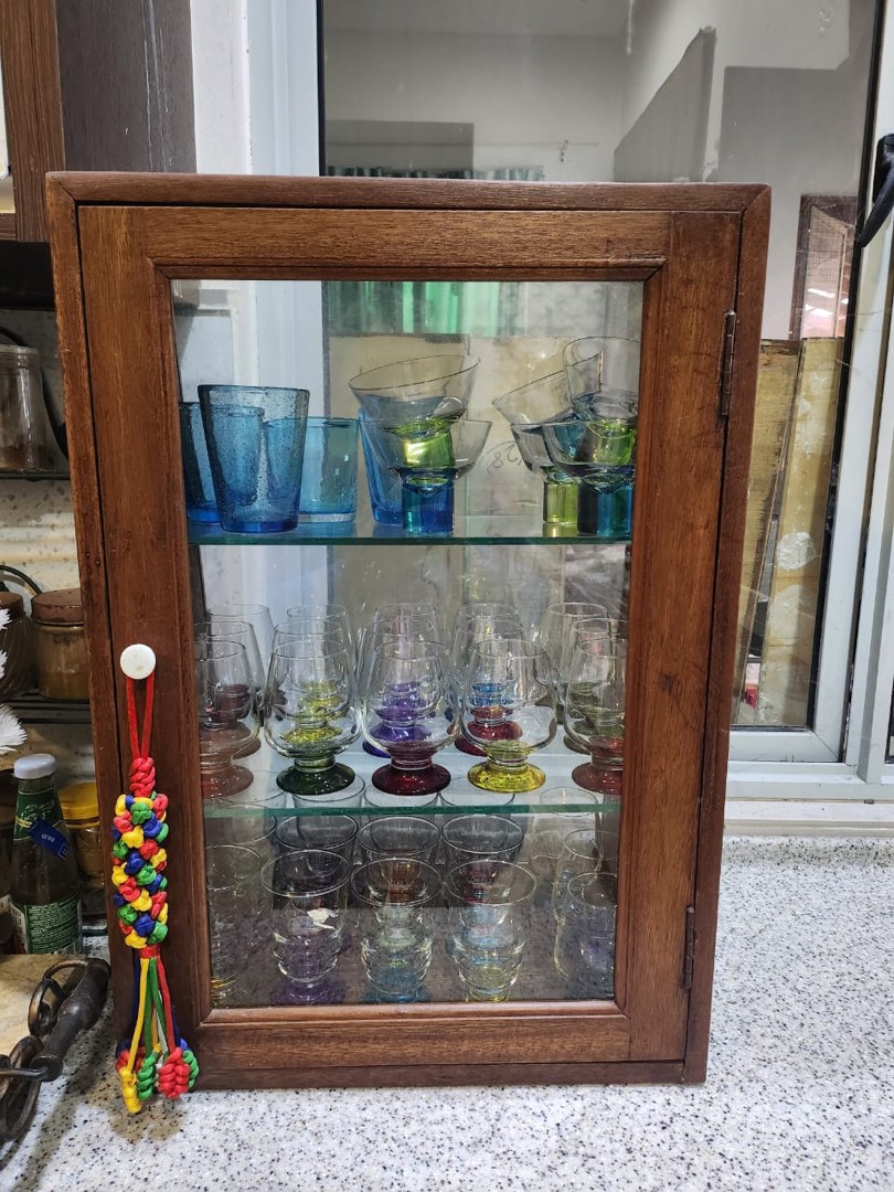Vintage tabletop display cabinet, Furniture & Home Living, Furniture ...